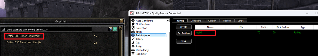 [Guide] phBot - Multi Training Areas for Quests - phBot - ProjectHax