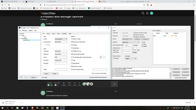 Ph bot Manager - Manager - ProjectHax