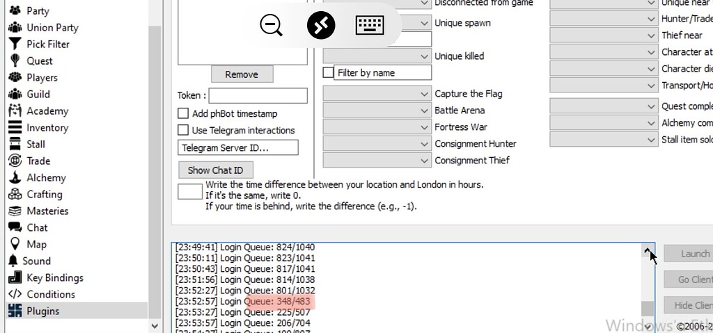 550 Chars 1 Player - phBot - ProjectHax