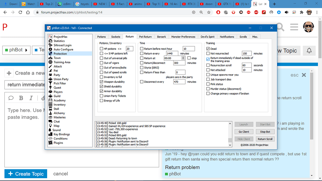 Return Immediately Error Testing Projecthax
