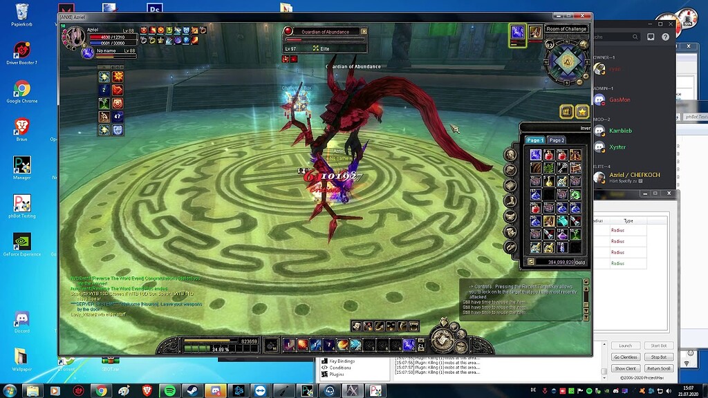 [script]Key of Hero,Challenge,Courage,Trail exc script - Scripts - ProjectHax