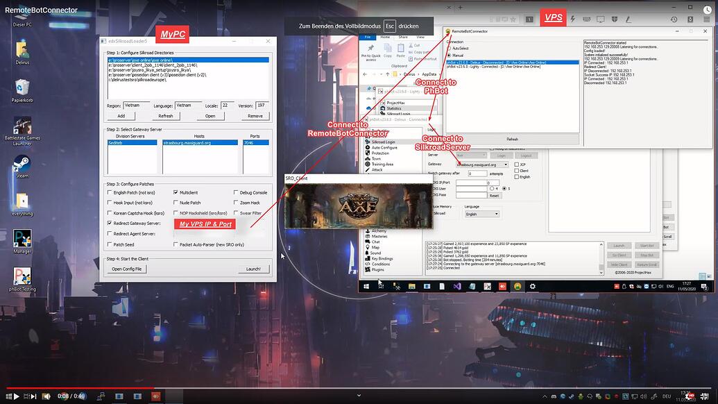 RemoteBotConnector - Coding - ProjectHax