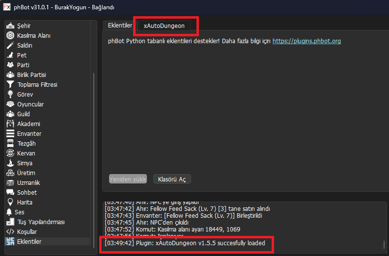 phBot - Automated Hall Of Worship Dungeon - Scripts - ProjectHax