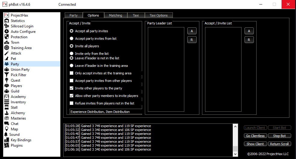 Pt accept - phBot - ProjectHax