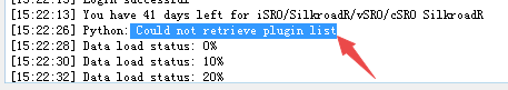 Could not retrieve plugin list? why - Plugins - ProjectHax