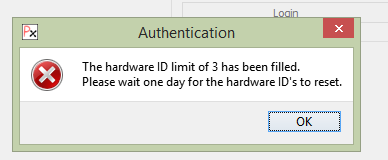 HWID ERROR With 3 PC's - Testing - ProjectHax
