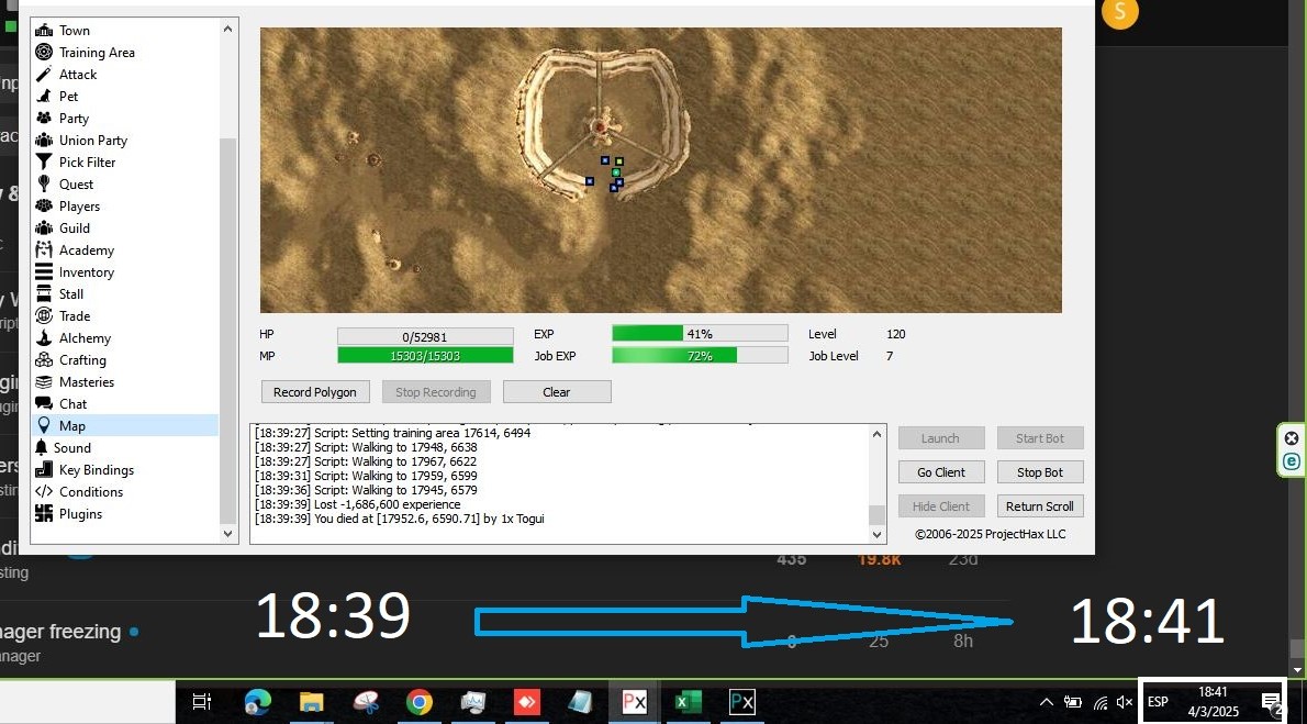 I have a problem with phbot - phBot - ProjectHax