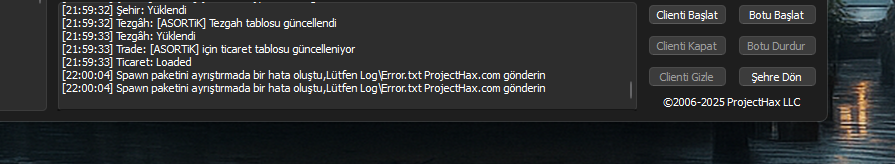 My Phbot have a problem - phBot - ProjectHax